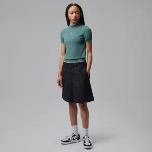 JORDAN Sport Mock-neck Short-sleeve Golf Top - Green