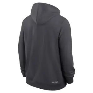 Nike Michigan State Sideline Standard Issue Dri-fit College Pullover Hoodie - Grey