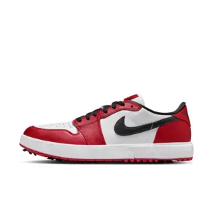 JORDAN Air 1 Low G Spiked Golf Sneakers - Red