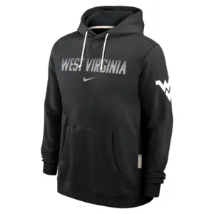 Nike West Virginia Sideline Standard Issue Dri-fit College Pullover Hoodie - Black