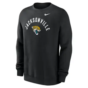 Nike Jacksonville Jaguars Club Nfl Pullover Crew - Black