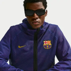 Nike Fc Barcelona Dri-fit Soccer Anthem Jacket