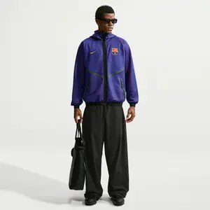 Nike Fc Barcelona Dri-fit Soccer Anthem Jacket