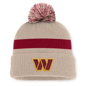 Nike Washington Commanders Rewind Peak Nfl Cuffed Pom Beanie - Brown