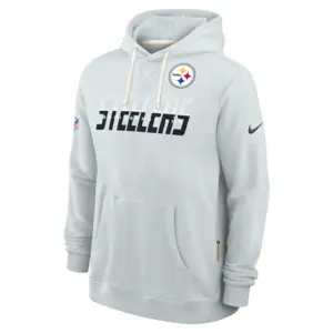 Nike Pittsburgh Steelers Sideline Standard Issue Dri-fit Nfl Pullover Hoodie - Purple