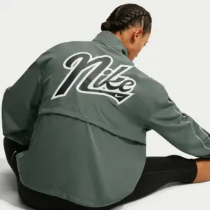 Nike Dri-fit Oversized Varsity-inspired Jacket