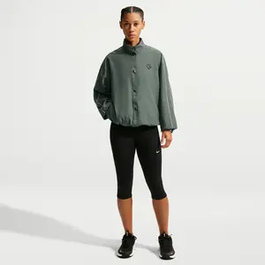 Nike Dri-fit Oversized Varsity-inspired Jacket