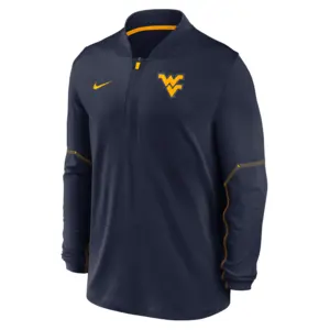 Nike West Virginia Sideline Dri-fit College 1/2-zip Top - Blue