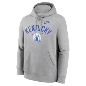 Nike Kentucky Legacy Arch Club College Pullover Hoodie - Grey