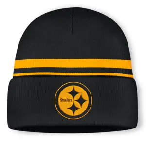 Nike Pittsburgh Steelers Primetime Utility Nfl Cuffed Beanie - Black