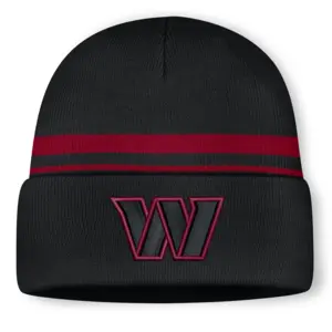 Nike Washington Commanders Primetime Utility Nfl Cuffed Beanie - Black