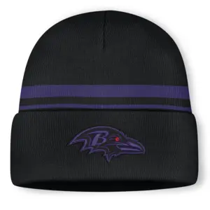 Nike Baltimore Ravens Primetime Utility Nfl Cuffed Beanie - Black