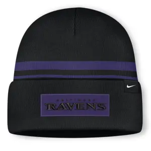 Nike Baltimore Ravens Primetime Utility Nfl Cuffed Beanie
