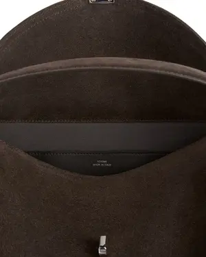 TOTEME T-lock Suede Top Handle Bag