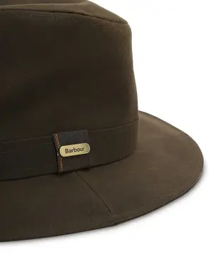 Barbour Vintage Waxed Canvas Bushman Hat