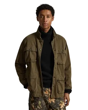Polo Ralph Lauren Moleskin Cotton Utility Jacket - Canopy Olive