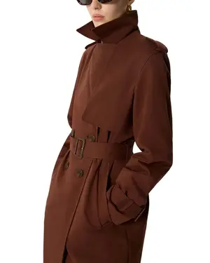 Whistles Valentina Belted Trench Coat