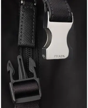 Prada Re-nylon And Saffiano Leather Shoulder Bag