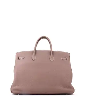 Hermès Birkin 40 Handbag Grey Togo With Palladium Hardware - Etoupe