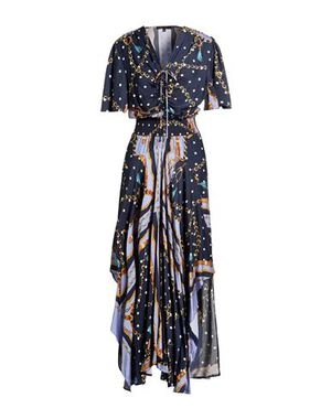 Maje Maxi Dress Size Viscose - Navy