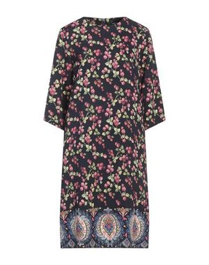 Etro Midi Dress Midnight Size Viscose, Elastane - Blue