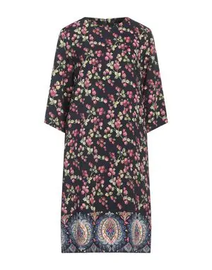 Etro Midi Dress Midnight Size Viscose, Elastane