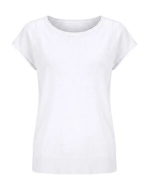 CARLA G. Sweater Size Cotton - White