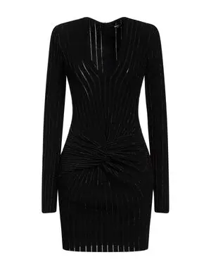 Balmain Mini Dress Size Viscose, Polyester