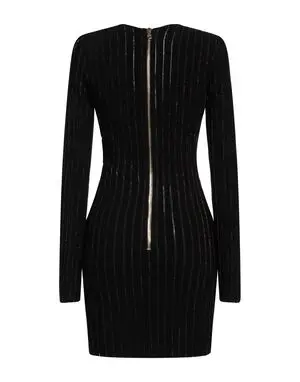 Balmain Mini Dress Size Viscose, Polyester
