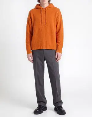 ROBERTO COLLINA Sweater Plum Size Merino Wool - Orange