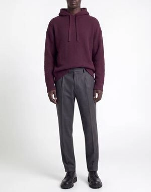 ROBERTO COLLINA Merino Wool Textured Hoodie