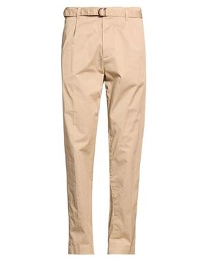 OFFICINA36 Pants Camel Size Cotton, Elastane - Beige