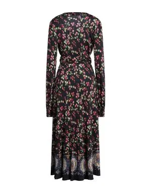 Etro Midi Dress Midnight Size Viscose