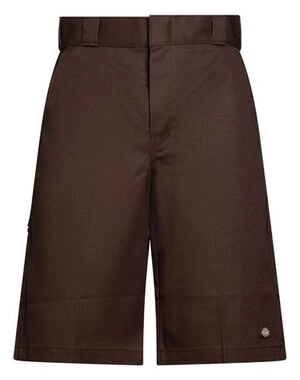 Dickies Shorts & Bermuda Shorts Dark Size Polyester, Cotton - Brown
