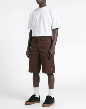 Dickies Shorts & Bermuda Shorts Dark Size Polyester, Cotton