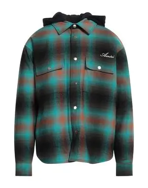 Amiri Jacket Emerald Size Cotton