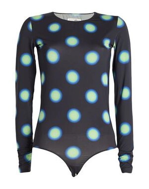 MAISON MARGIELA Bodysuit Charcoal Size Polyamide, Elastane - Grey
