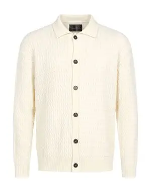 Tagliatore Cardigan Ivory Size Virgin Wool