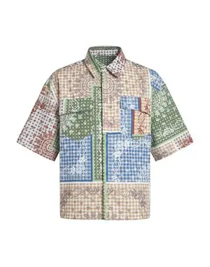 Rhude Shirt Size Linen, Cotton