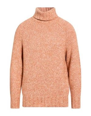 Brunello Cucinelli Turtleneck Size Alpaca Wool, Cotton, Polyamide, Cashmere, Silk - Orange