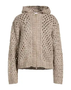 Brunello Cucinelli Cardigan Size Silk, Linen, Polyamide, Polyester