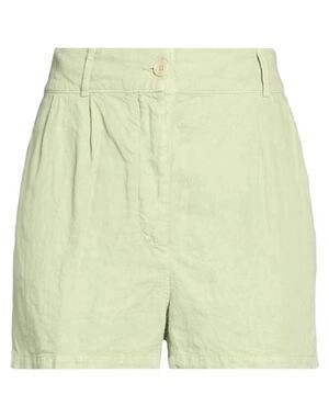 Aspesi Shorts & Bermuda Shorts Light Size Linen - Green