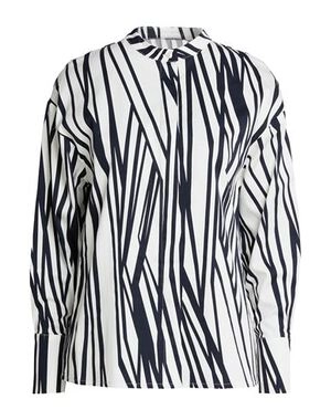 Alpha Studio Shirt Size Cotton, Elastane - White