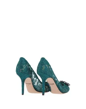 Dolce & Gabbana Pumps Size Viscose, Cotton, Polyamide, Silk