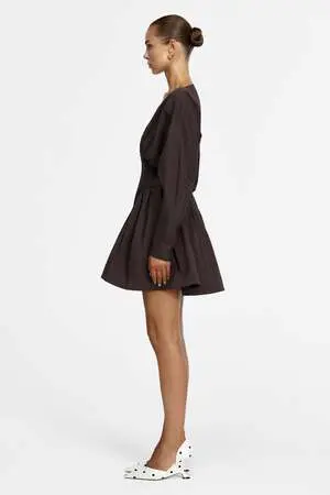 Acler Flanleigh Heel In Polka Dot Satin