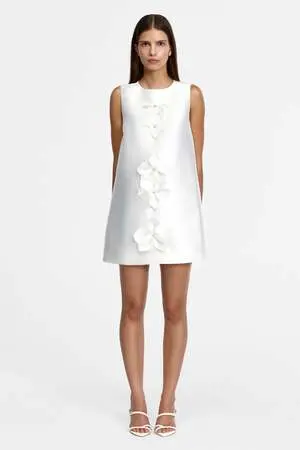 Acler Medora Mini Dress - Ivory