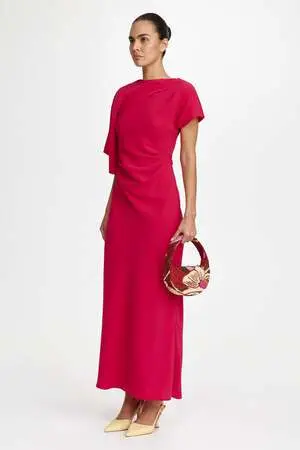 Acler Lansvale Maxi Dress - Berry