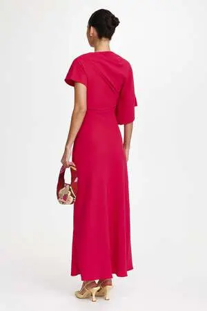 Acler Lansvale Maxi Dress - Berry