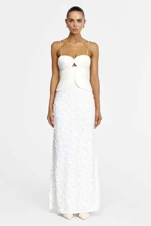 Acler Pryde Maxi Dress - Ivory