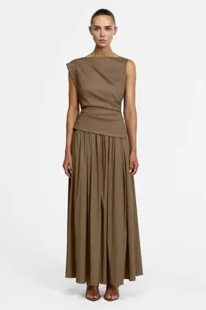 Acler Robakker Maxi Dress - Sepia